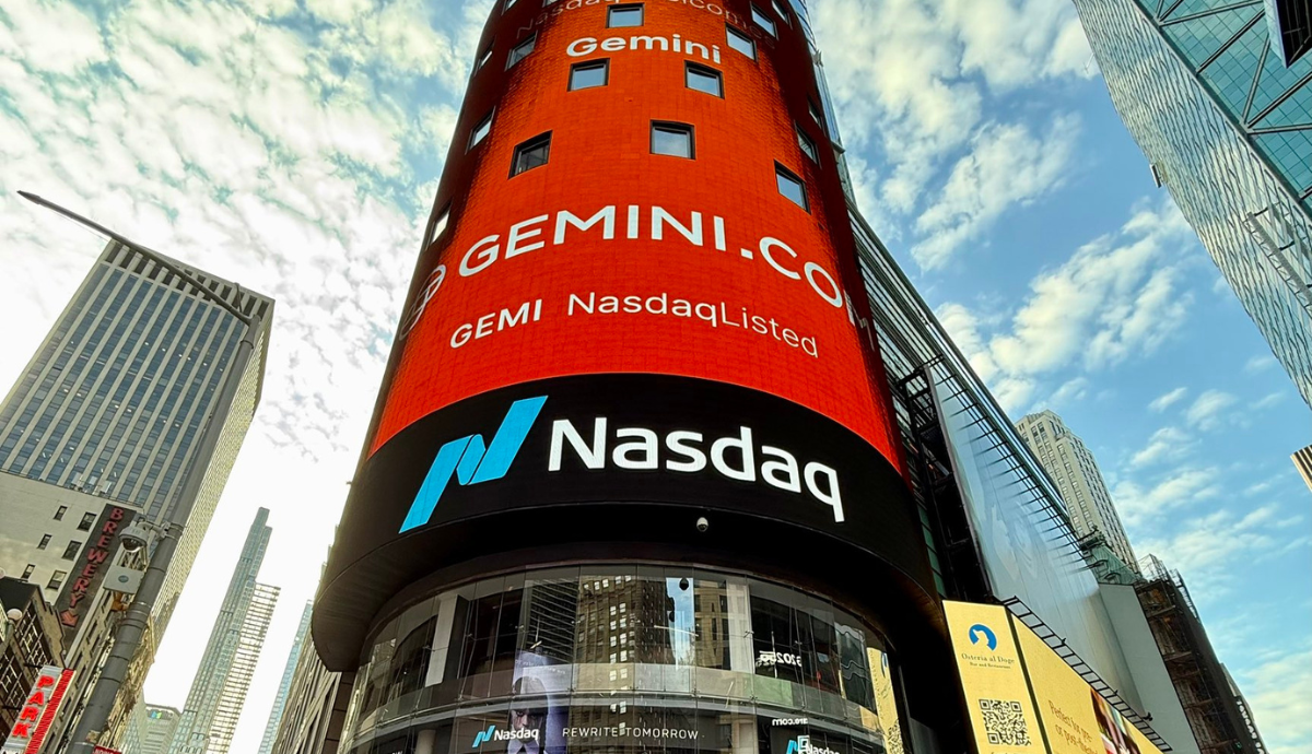 Gemini supera expectativas e dispara 32% em estreia na Nasdaq